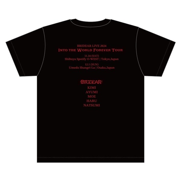 【BRIDEAR】『Into the World Forever Tour』Tシャツ Lサイズ 通販｜セブンネットショッピング